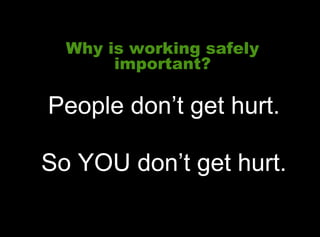 Pointe working safely | PPT