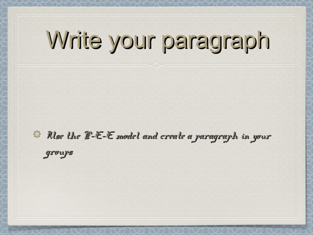 Point, Explain, Example | PPT