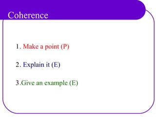 Point, explain, example | PPT