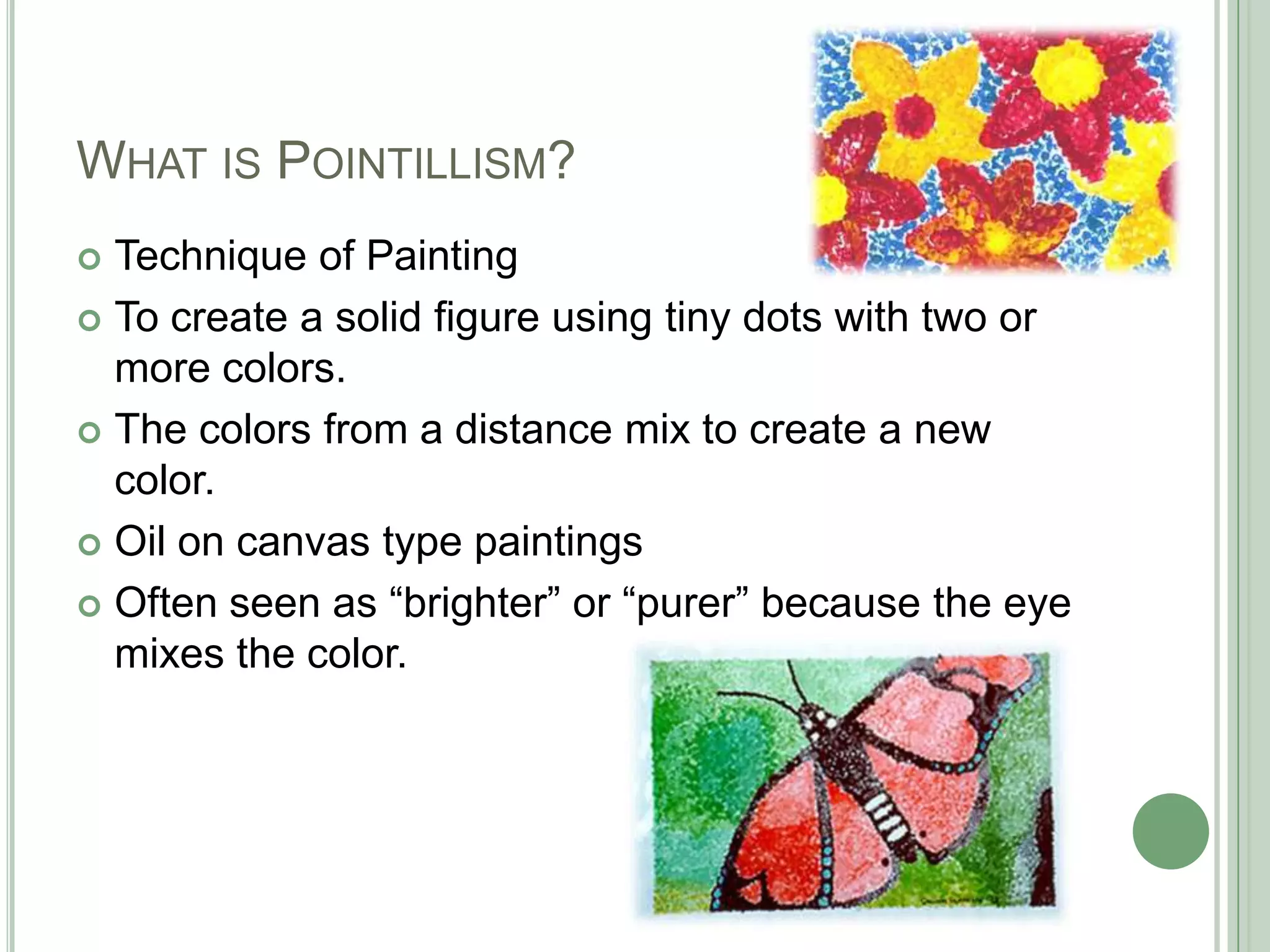 Pointillism | PPTX