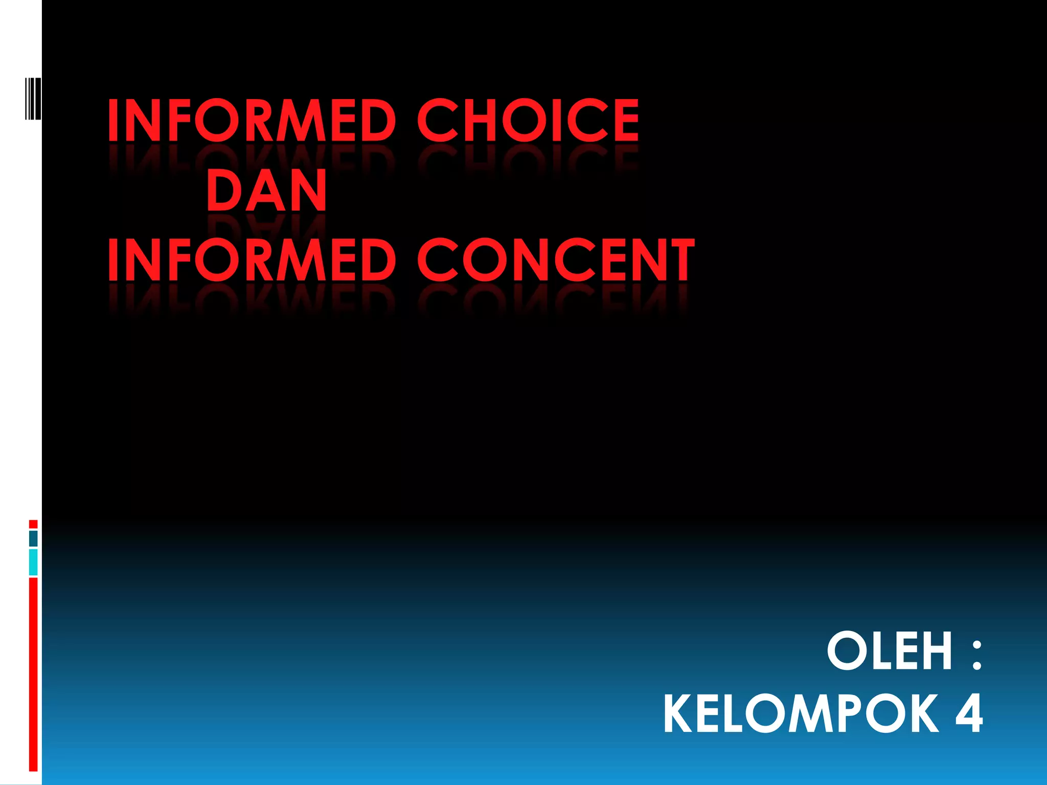 informed choice | PPTX