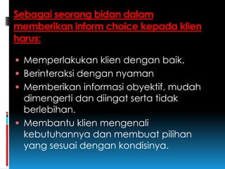 informed choice | PPTX