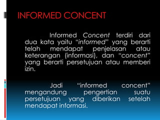 informed choice | PPTX