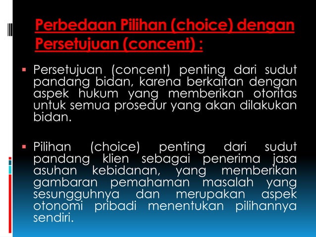 informed choice | PPTX