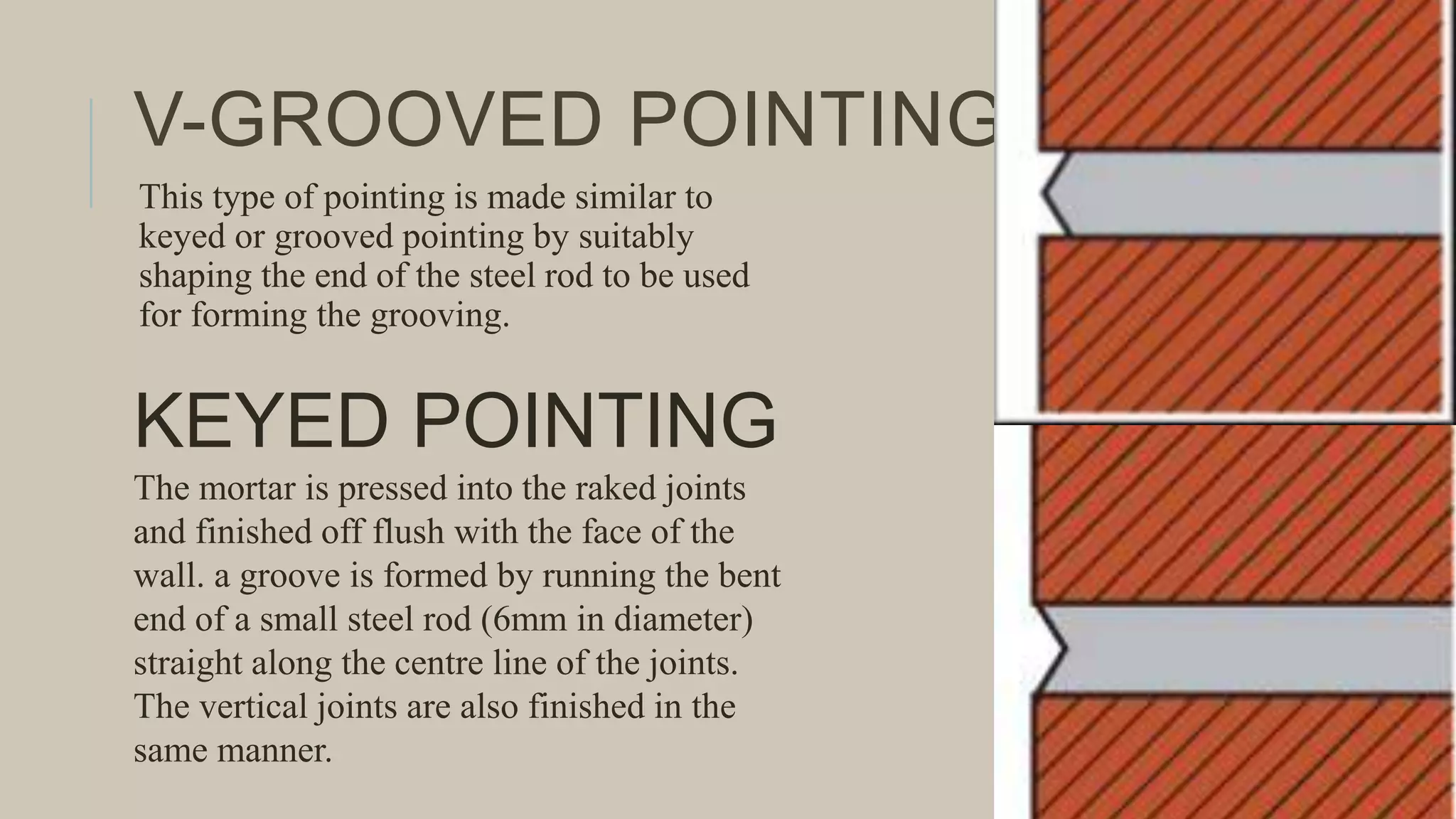 Pointing and finishing | PPTX