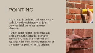 Pointing and finishing | PPTX