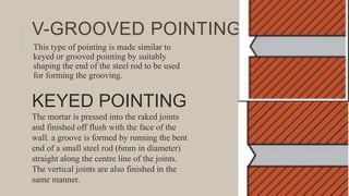 Pointing and finishing | PPTX