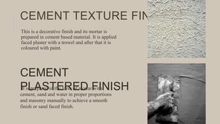 Pointing and finishing | PPTX