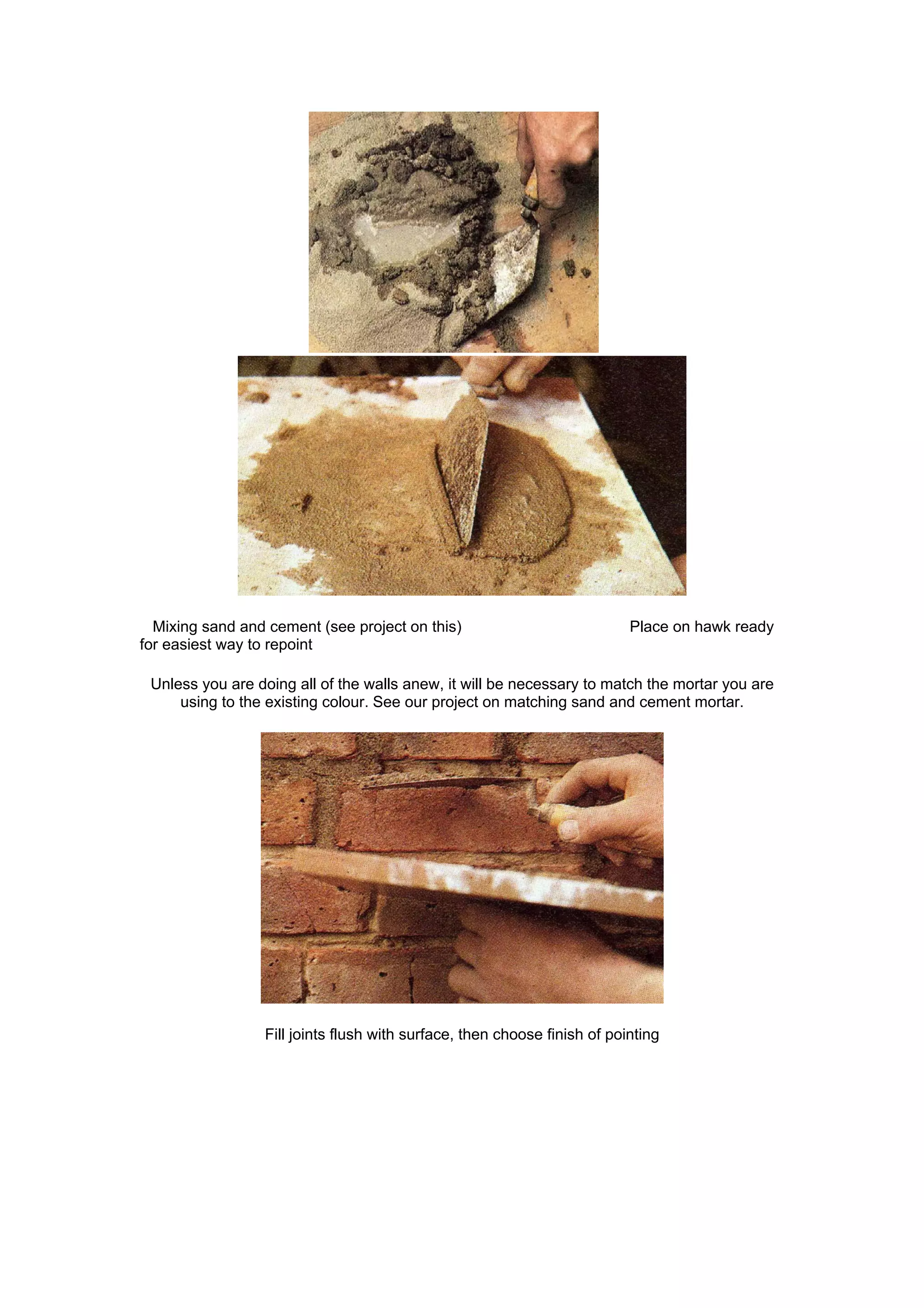 Pointing brickwork | PDF | Woodworking | Arts and Crafts