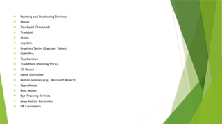 pointing device in computer graphics.pptx
