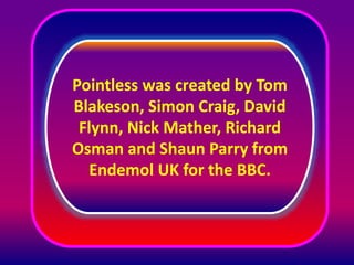 Pointless-style Quiz Slides | PPTX