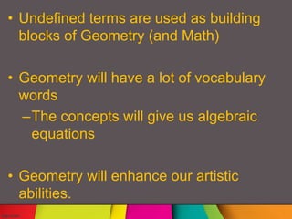 Point, Line and plane | PPTX