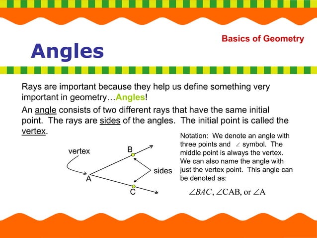 Point, line, plane. Basics of Geometry in Mathematics 7.ppt