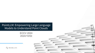 勉強会資料_PointLLM . | PPT