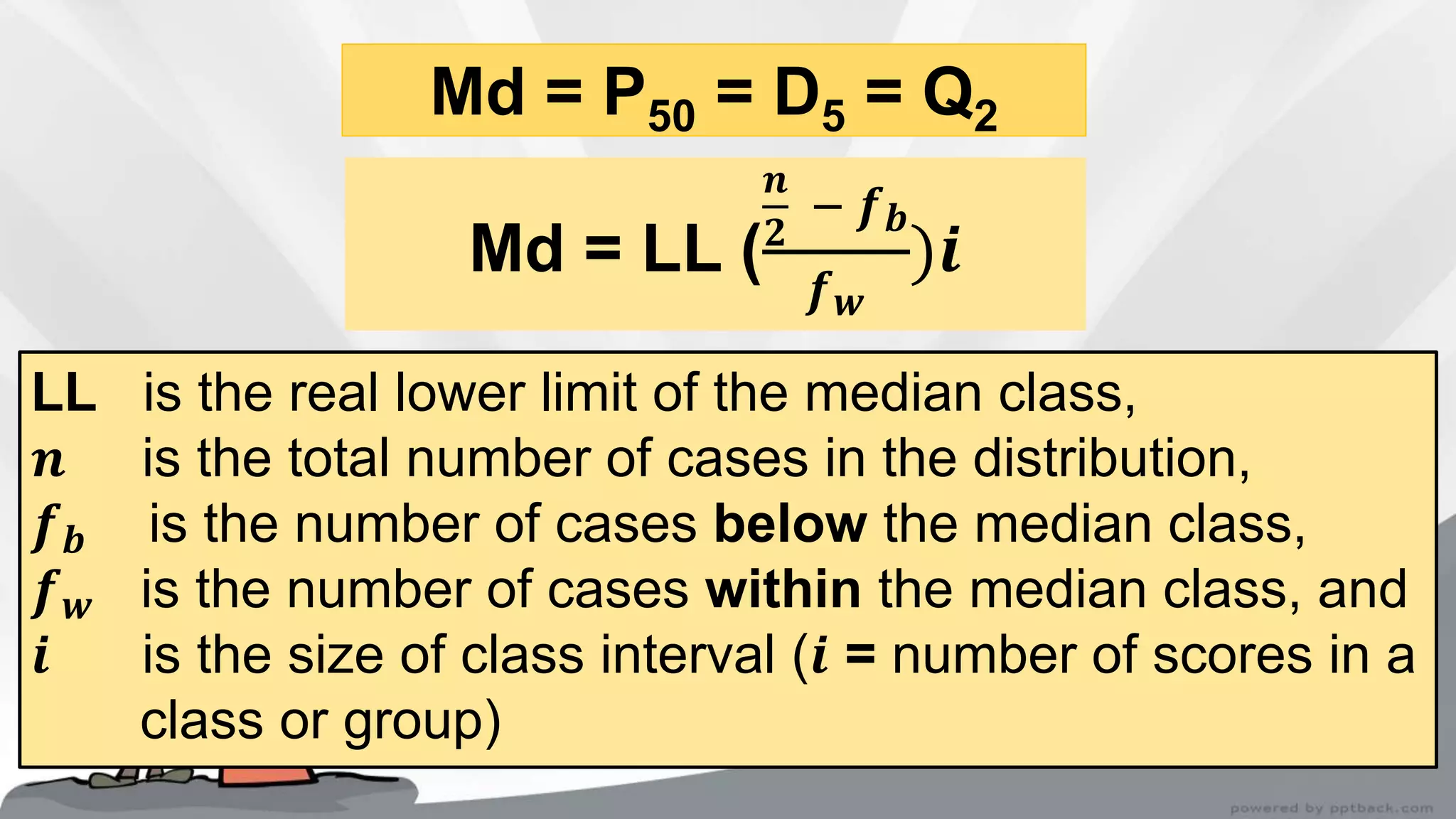 Deciles & Quartiles - Point Measures | PPTX