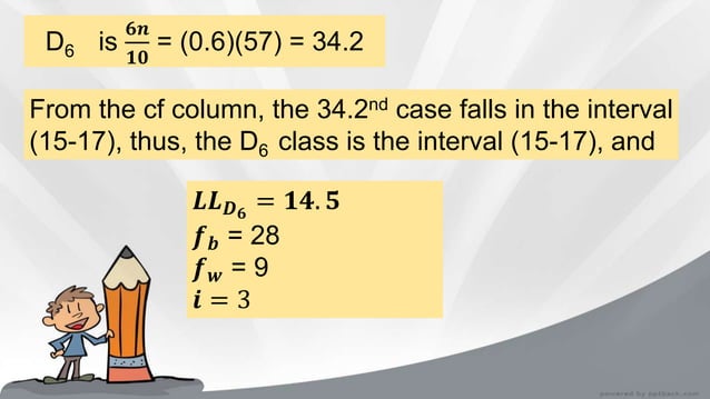 Deciles & Quartiles - Point Measures | PPTX