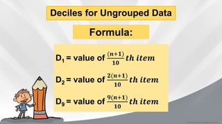 Deciles & Quartiles - Point Measures | PPTX