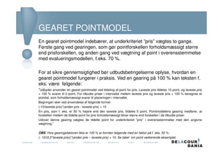 Pointmodeller For Pris Praktiske RåD Efter Reno Norden | PDF