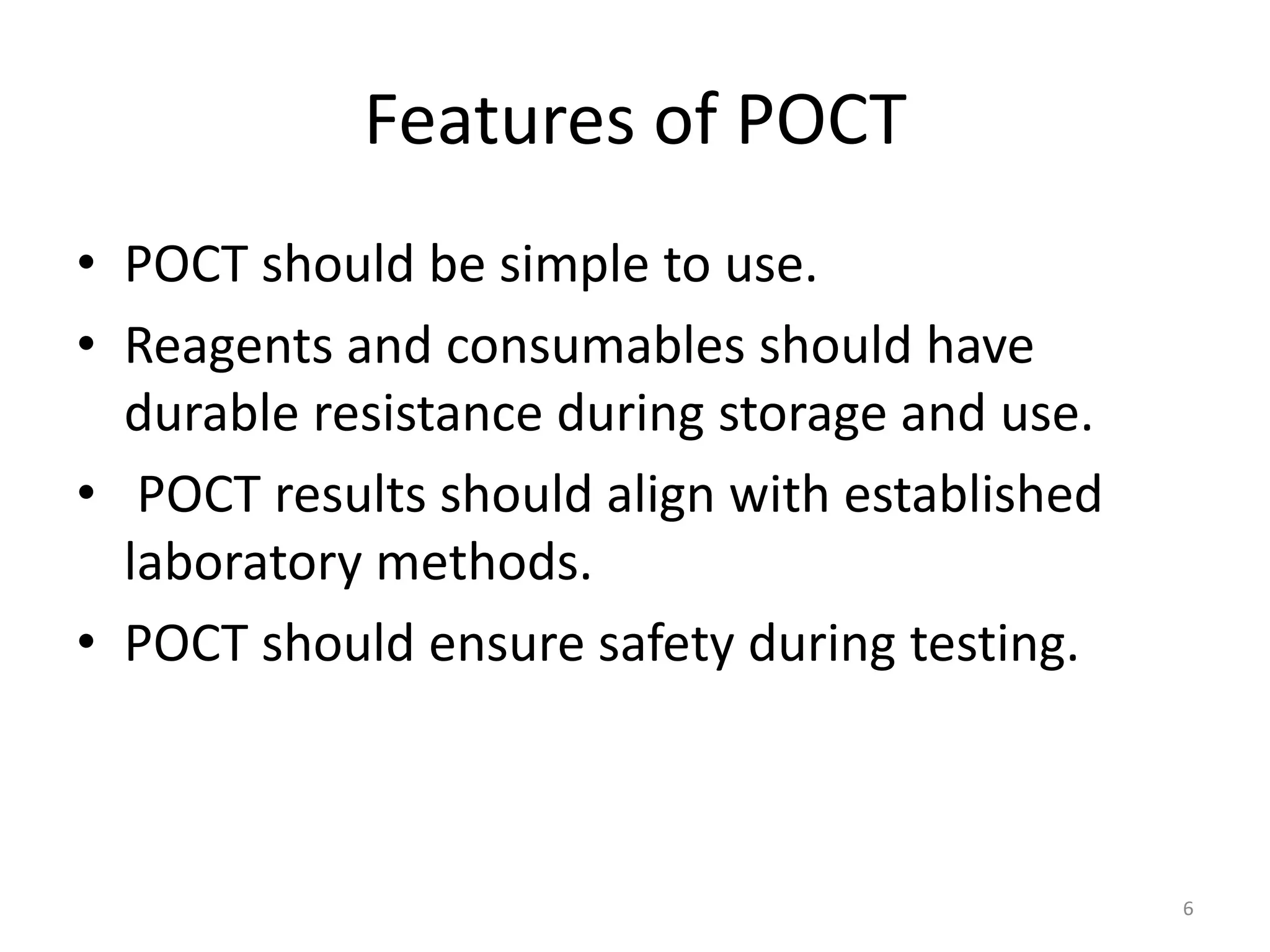 Point of Care Testing in clinical laboratory | PPTX
