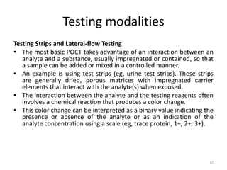Point of Care Testing in clinical laboratory | PPTX