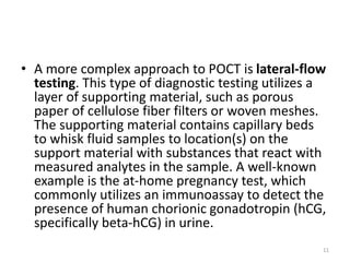 Point of Care Testing in clinical laboratory | PPTX