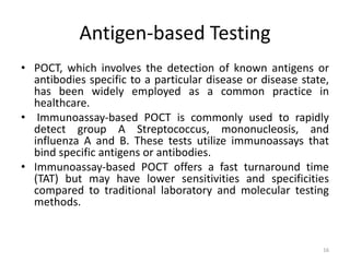 Point of Care Testing in clinical laboratory | PPTX