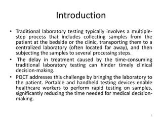 Point of Care Testing in clinical laboratory | PPTX