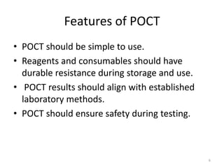 Point of Care Testing in clinical laboratory | PPTX