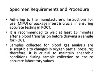 Point of Care Testing in clinical laboratory | PPTX