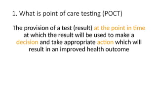 Point of care Testing on the site .pptx