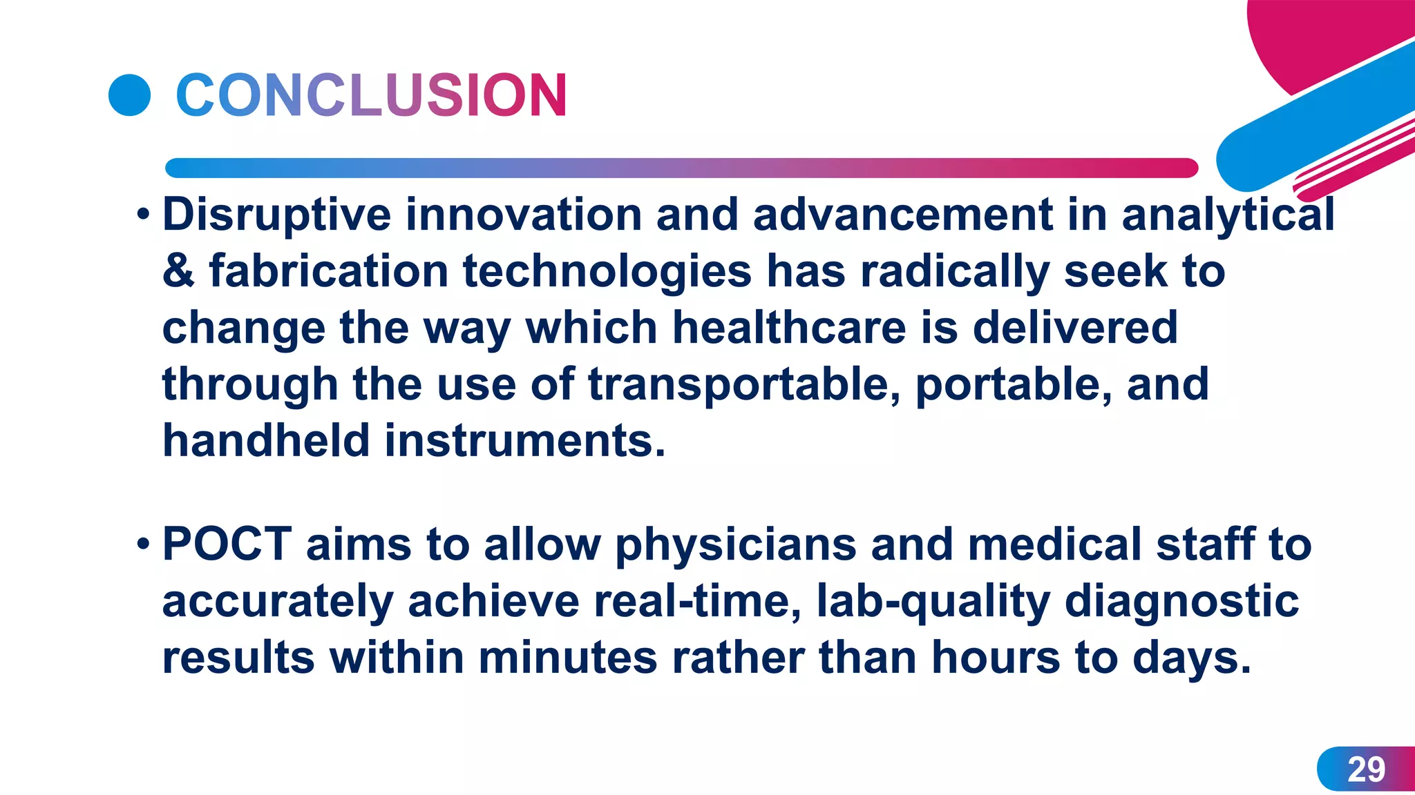 Point of care testing (POCT) | PPTX