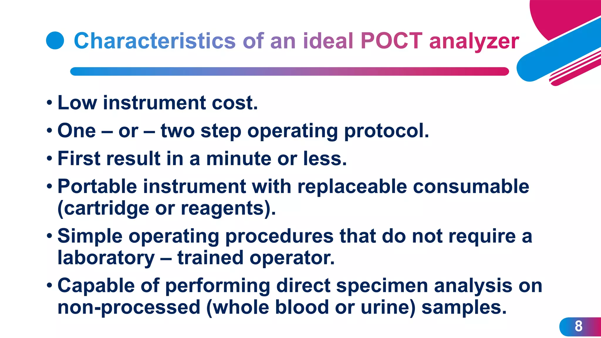 Point of care testing (POCT) | PPTX
