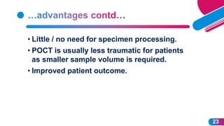 Point of care testing (POCT) | PPTX