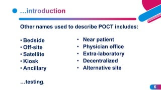 Point of care testing (POCT) | PPTX