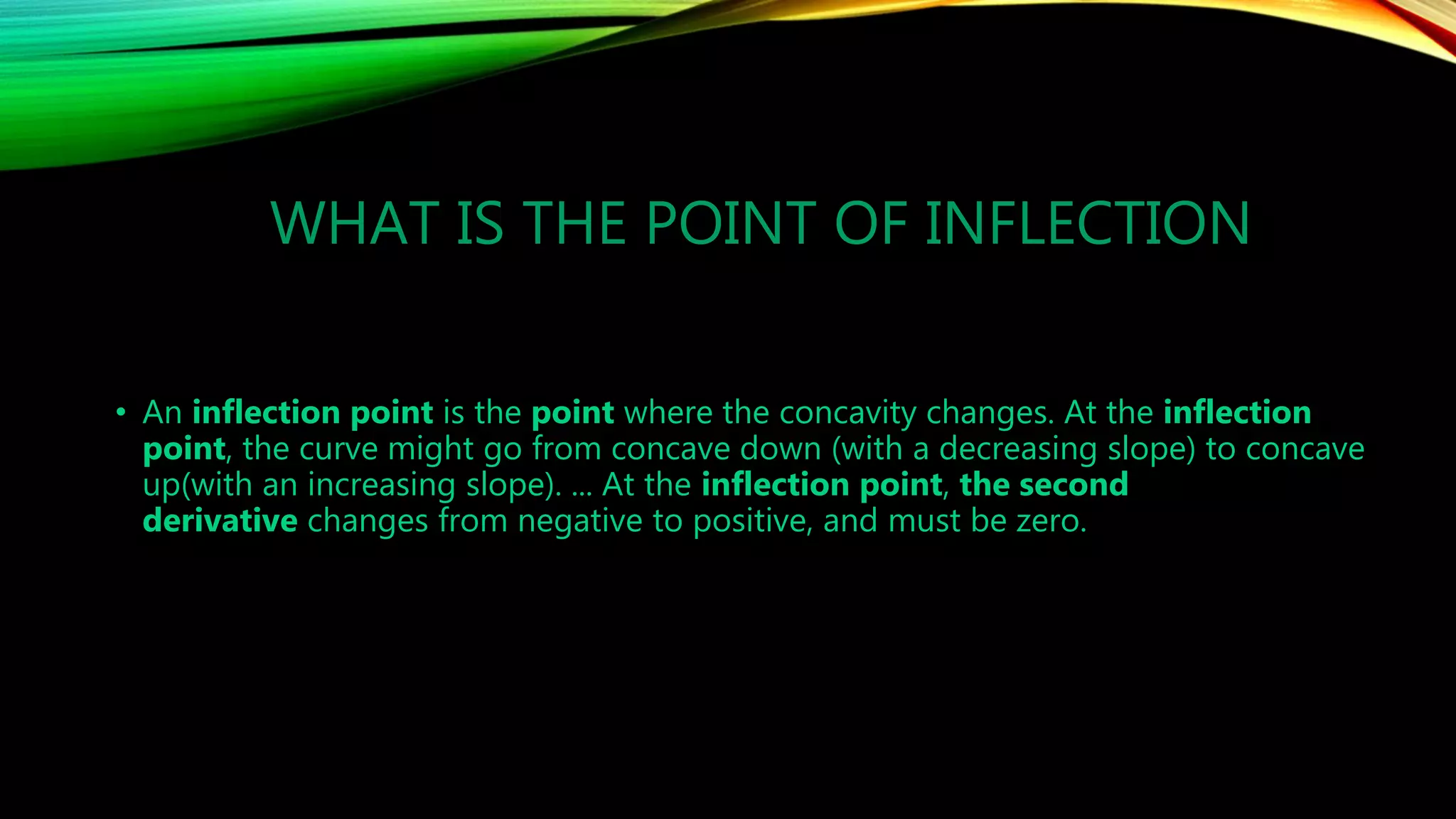 Point of inflection full | PPTX