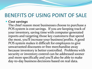 Point of Sale (POS) | PPTX