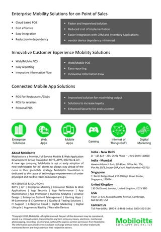 Point of sales Flyer - Mobiloitte | PDF