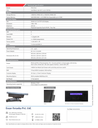 Essae is a leading manufacturer of POS machines | PDF