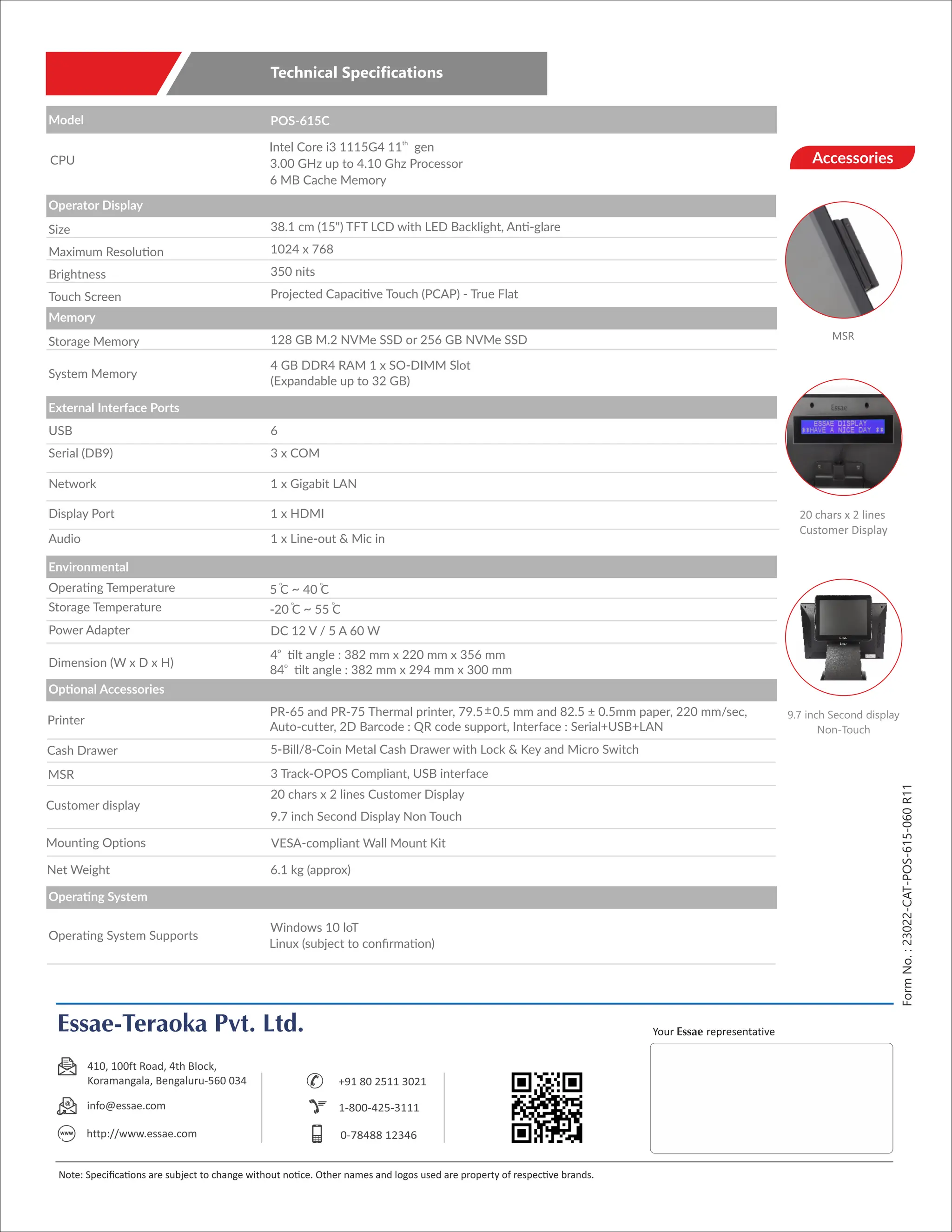 Essae – Leading Manufacturer of POS Machines | PDF
