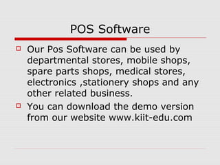 Point of sale software | PPT