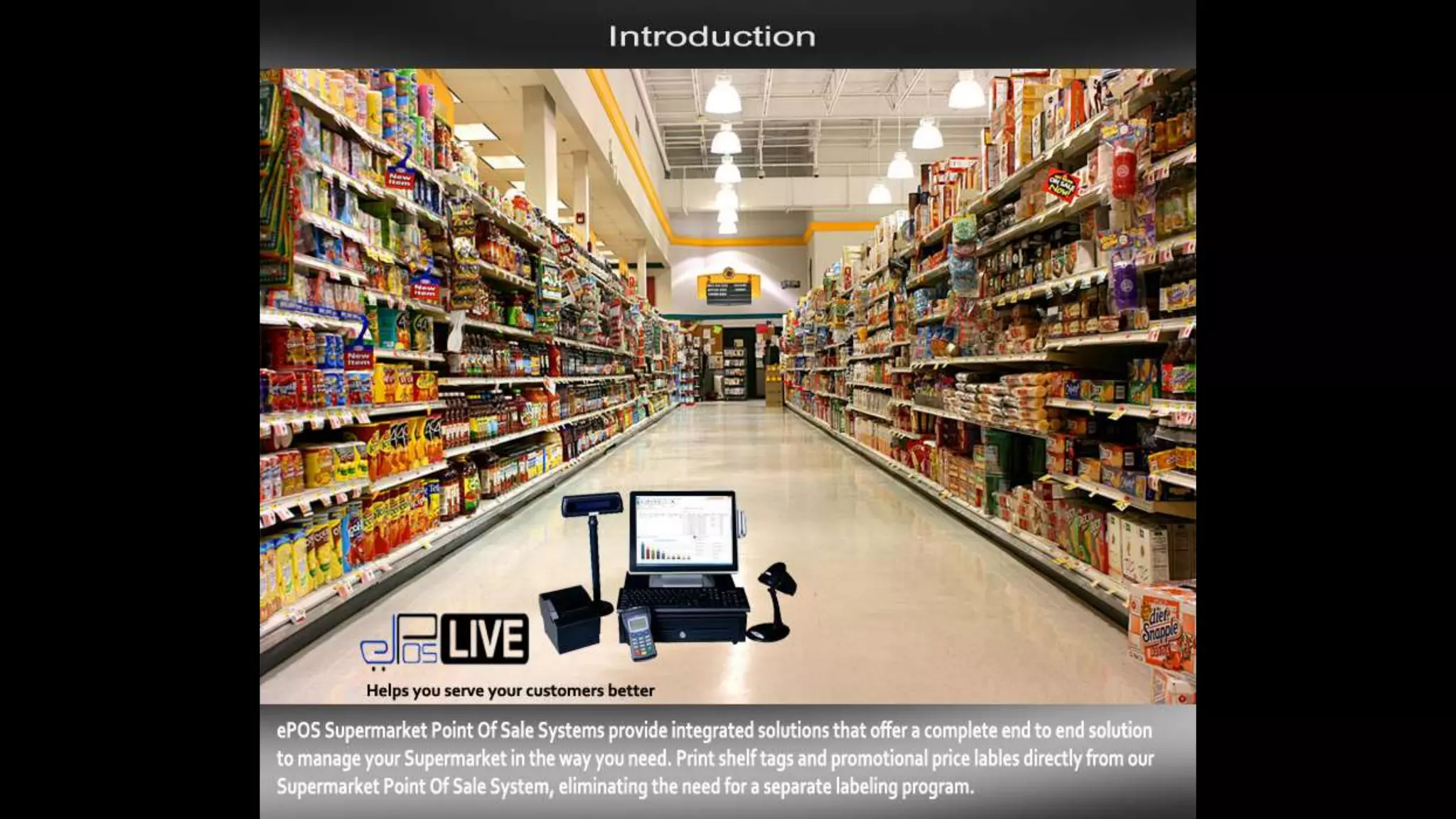 ePOS Live (Super Market) | PPTX
