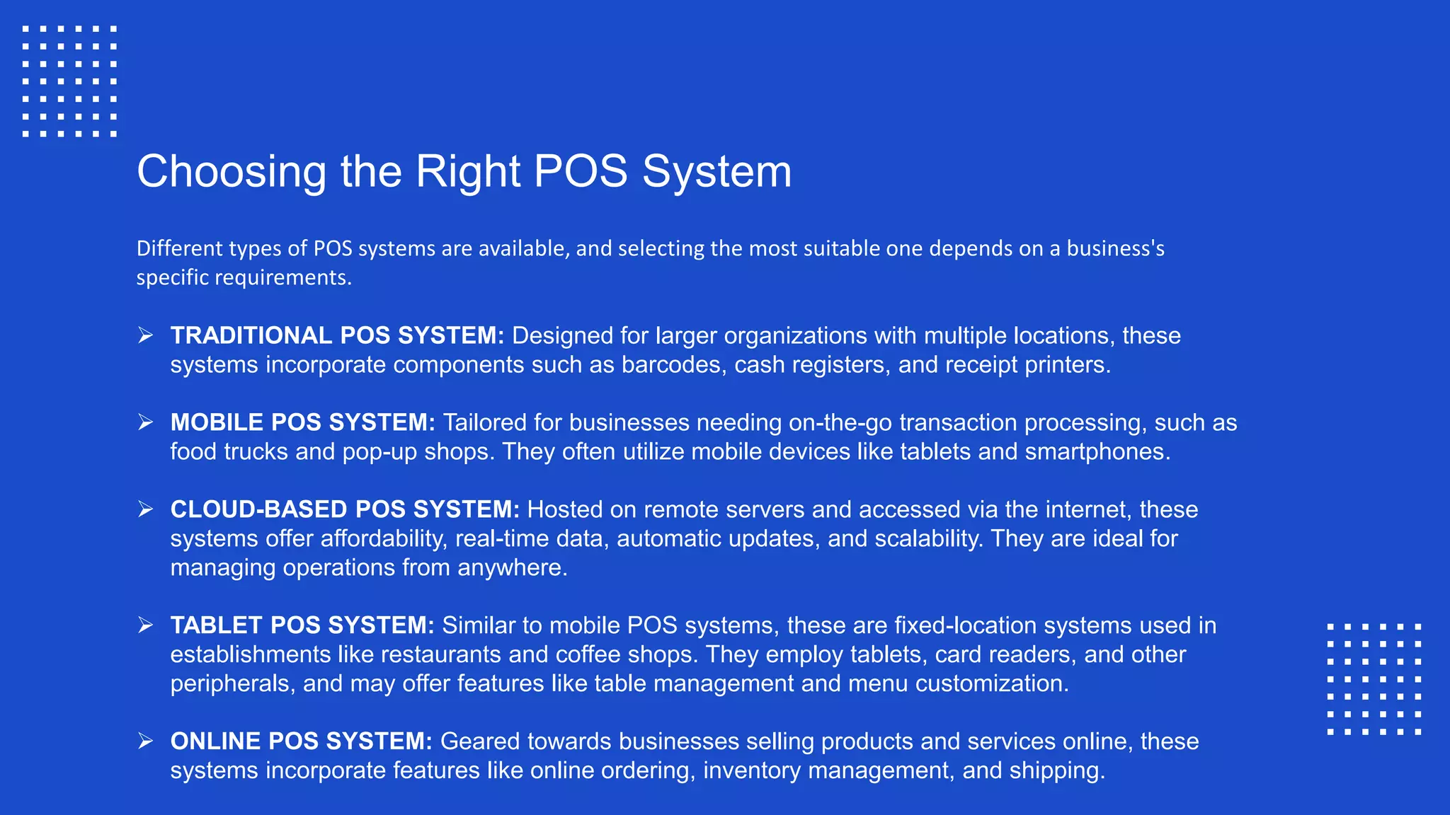 Point of Sale System: What is it and how does it works? | PPTX