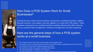 Point of Sale System: What is it and how does it works? | PPTX