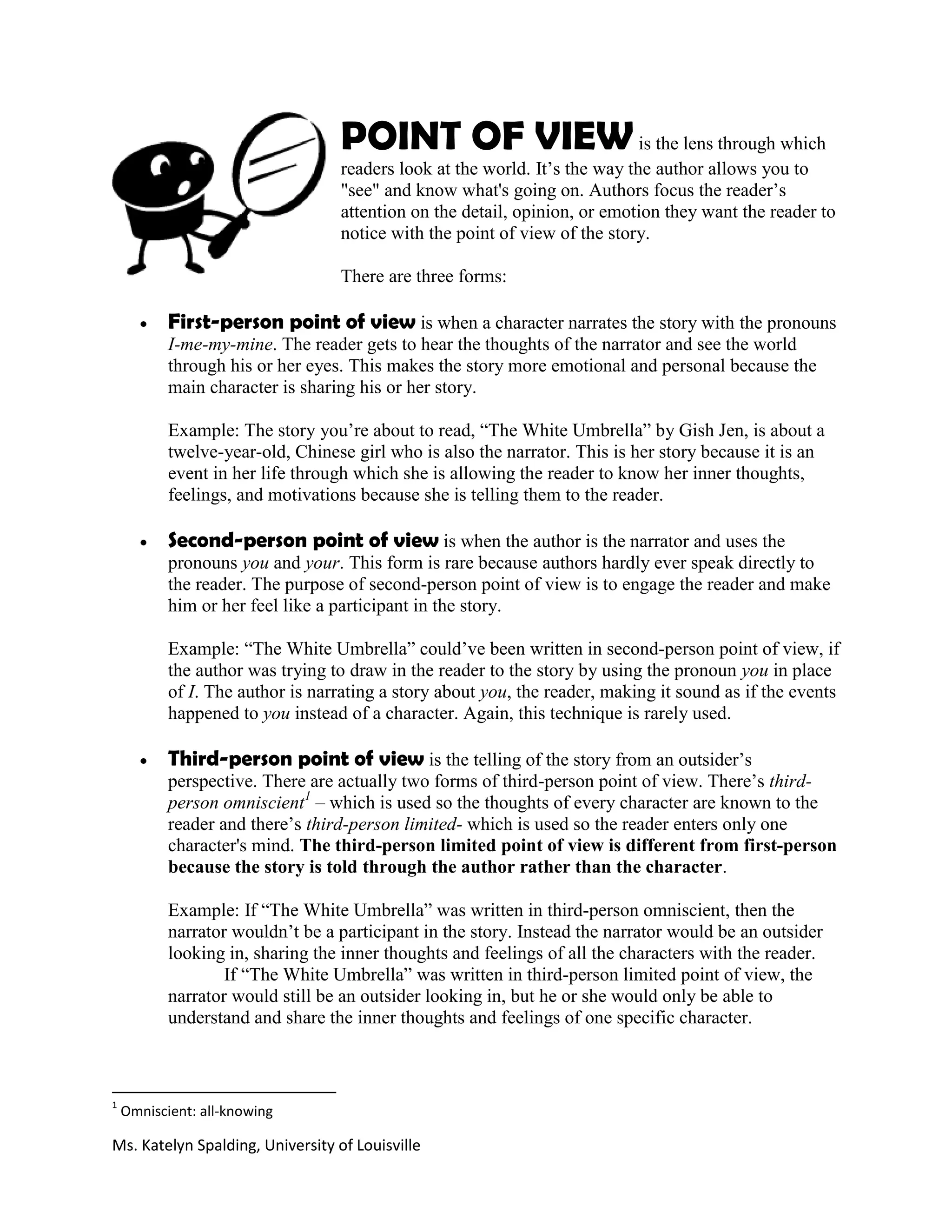 Point of view | DOCX