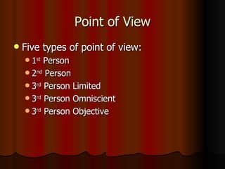 Types Of Point Of View