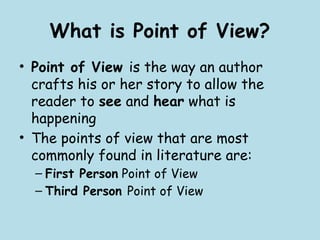 Point of View and Perspective PowerPoint.pptx
