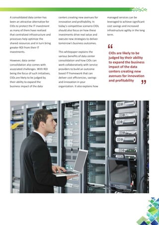 Data Center Flexibilty and Efficiency | PDF