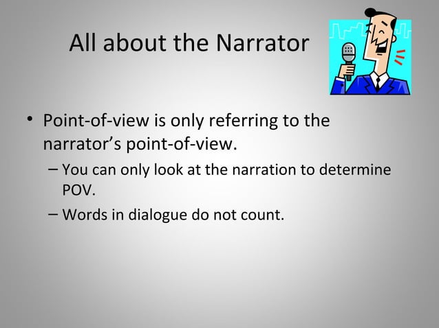 Point of view Grade 5 | PPT | Fiction | Books and Literature