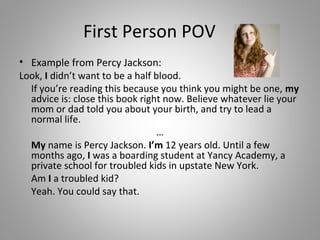 Point of view Grade 5 | PPT