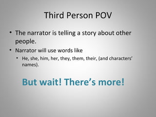 Point of view Grade 5 | PPT